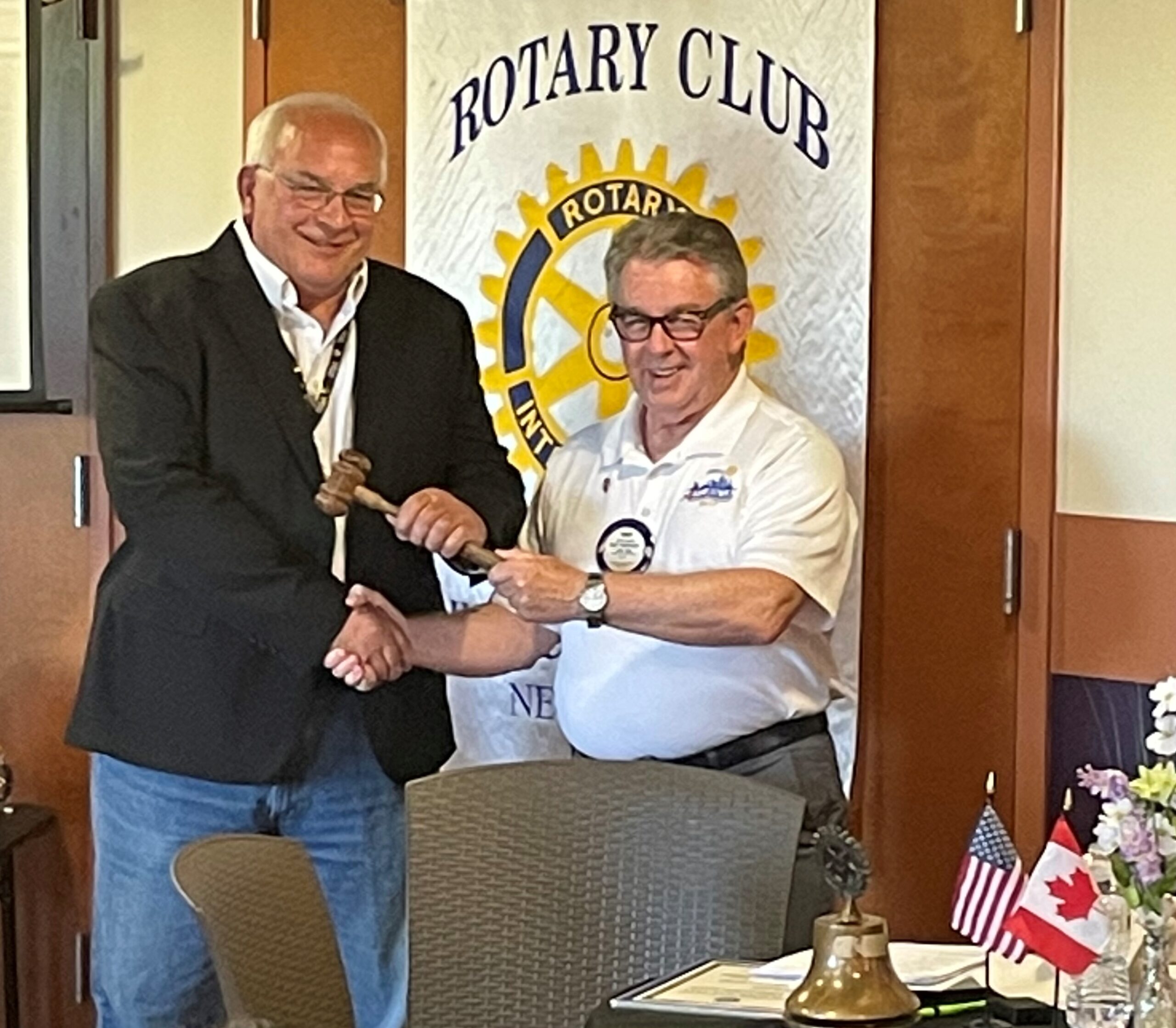 Rotary Club Swears In Incoming President And Congratulates Award Winner ...
